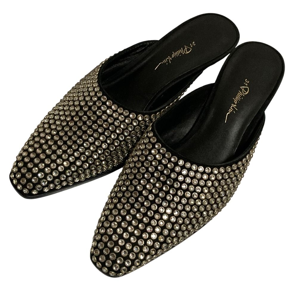美品 3.1 Phillip Lim 3.1フィリップリム ラインストーン ミュール