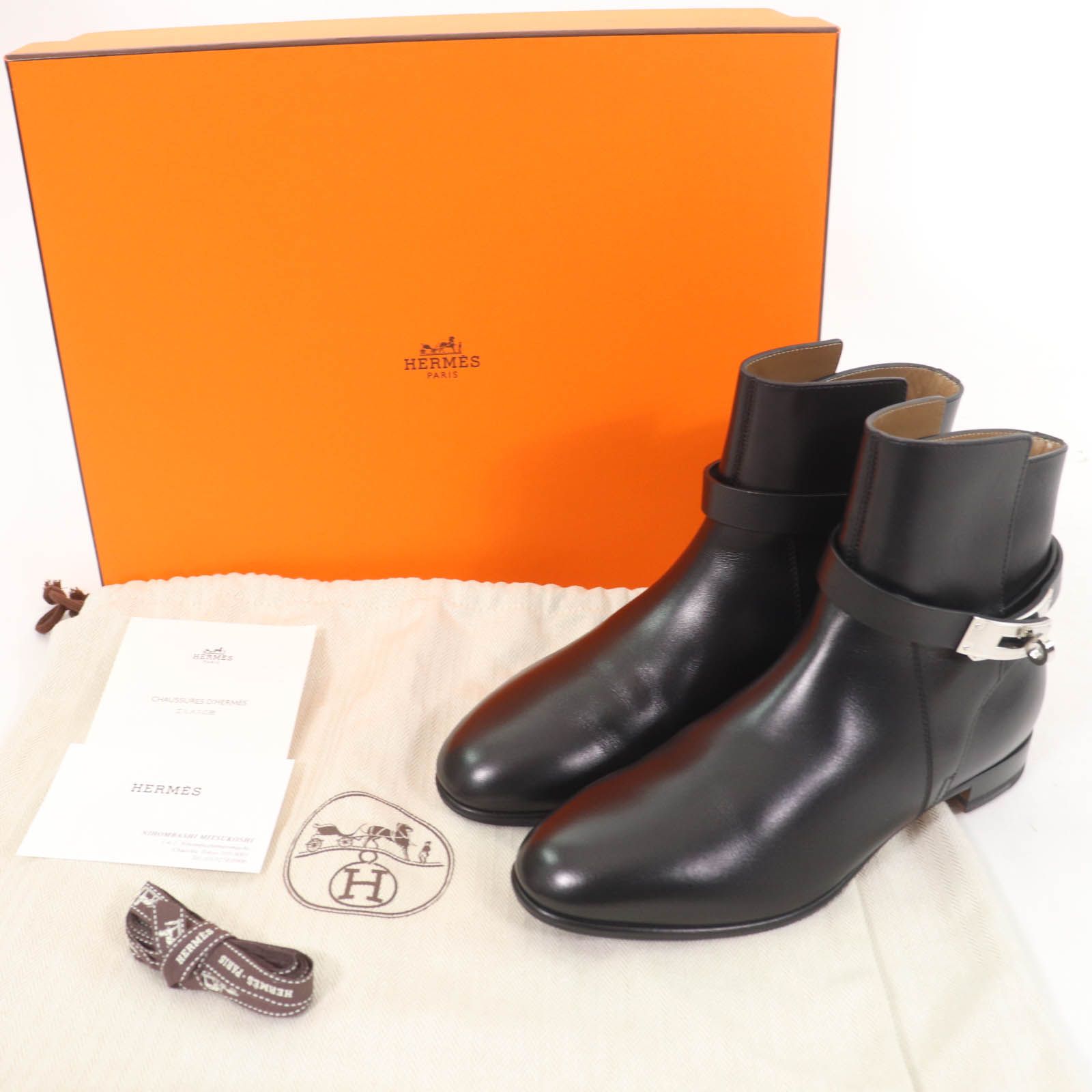 極美品☆HERMES エルメス ネオ シルバー金具 ケリーバックル レザー