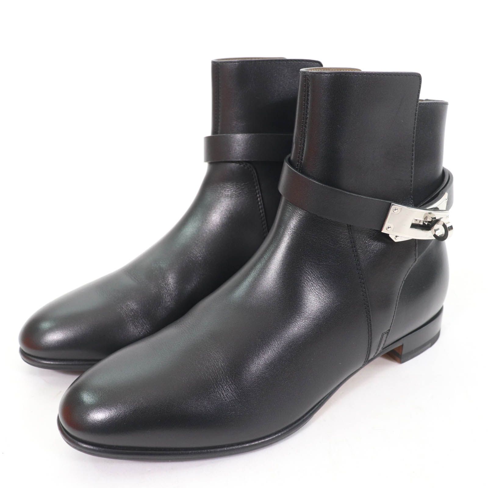 極美品☆HERMES エルメス ネオ シルバー金具 ケリーバックル レザー