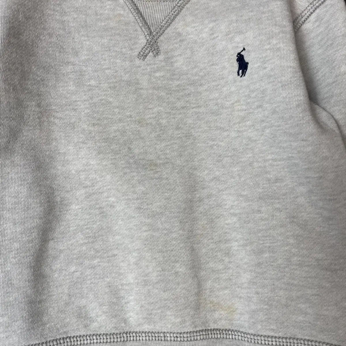 ポロラルフローレン キッズ ネイビー ポニー グレー スウェット 3T - メルカリ