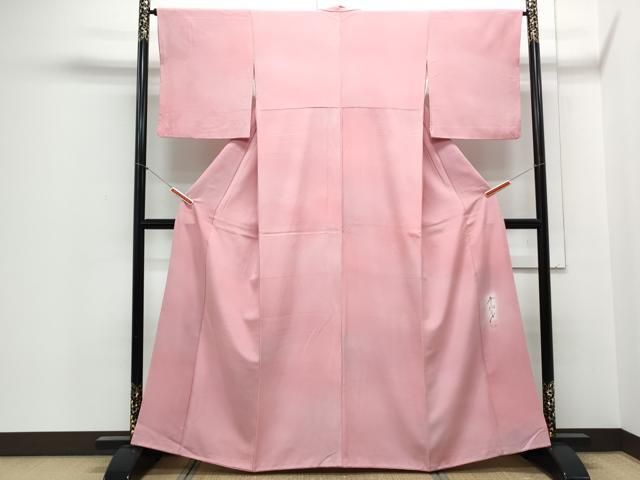 平和屋着物▽染色作家 斉藤三才 小紋 霞文 暈し染め 正絹 逸品