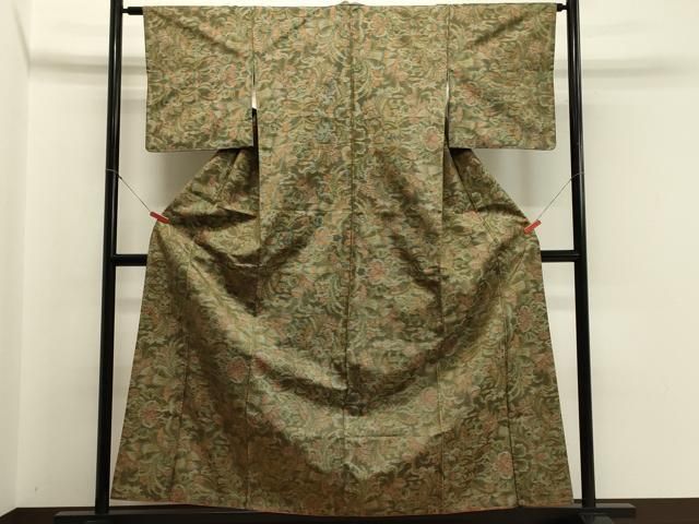 平和屋着物□本場大島紬 7マルキ 草花文 正絹 逸品 CABB3409oy - メルカリ