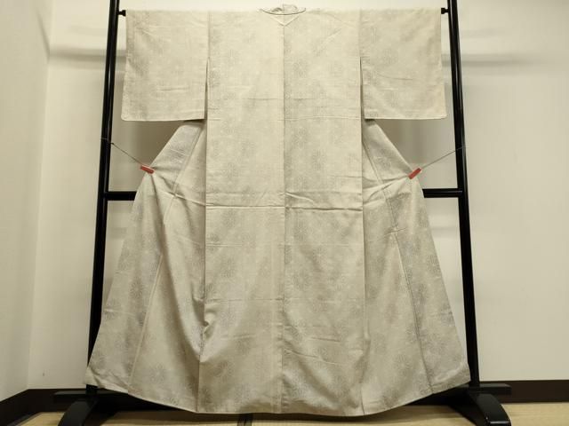 平和屋着物□上質な紬 麻の葉文様 正絹 逸品 CABB3419oy - メルカリ