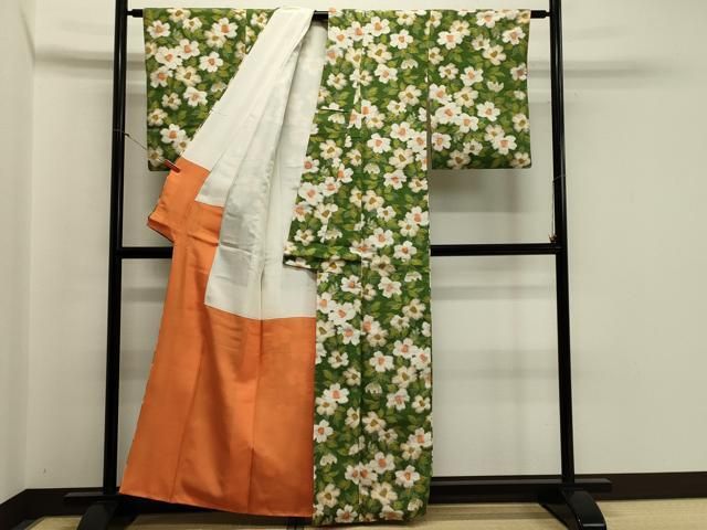 平和屋着物□上質な紬 草花文 正絹 逸品 未使用 CABB3423oy - メルカリ