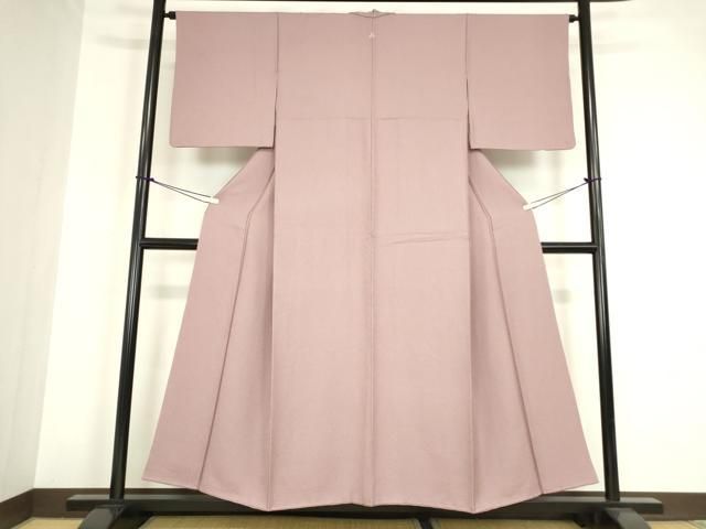 平和屋着物▽上質な色無地 霞地紋 梅鼠色 正絹 逸品 DABA4100az - メルカリ