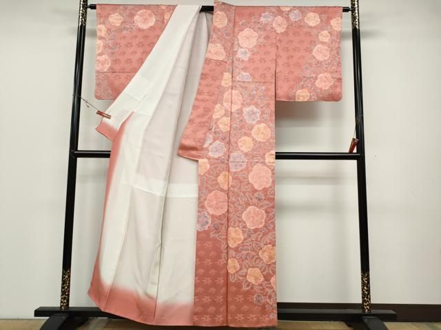 平和屋着物▽訪問着 絞り 舞花文 正絹 逸品 CABB6224ut - メルカリ