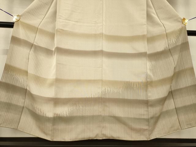 平和屋着物▽お召 訪問着 横段文 正絹 逸品 AABE7749ck - メルカリ