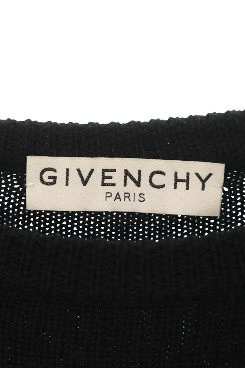 ジバンシィ BM90B44Y5D ロゴクルーネックウールニット メンズ L - メルカリ