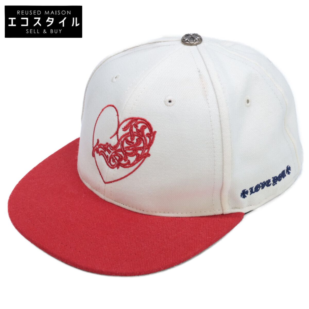 Chrome Hearts クロムハーツ FITTED WOOL ACRYLIC ハートロゴ刺繍