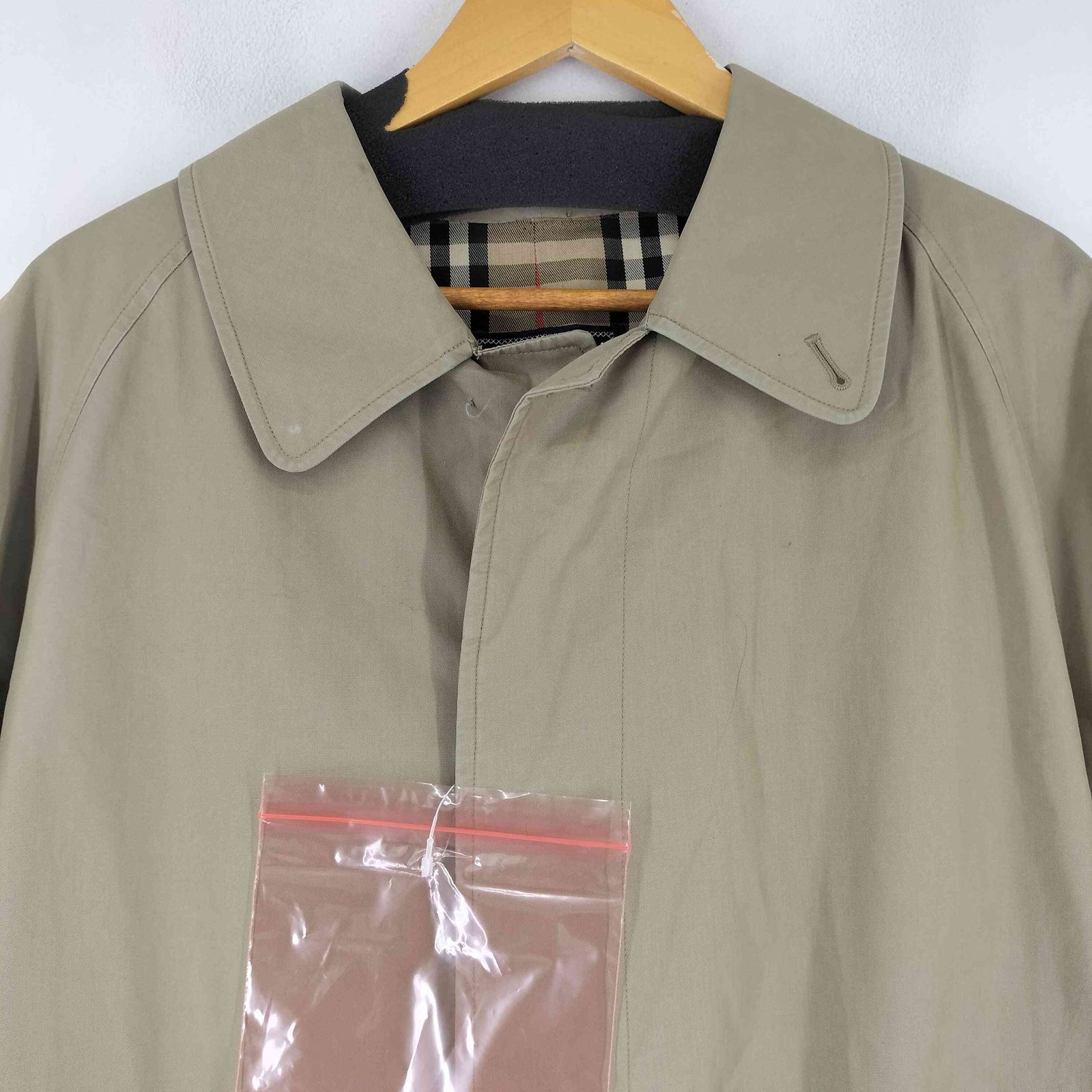 バーバリーズ BURBERRYS 裏地ノバチェック ステンカラーコート メンズ