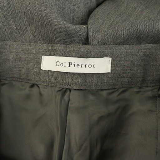 コルピエロ COL PIERROT 24SS WOOL GABARDINE TIGHT FLARE パンツ MUSE