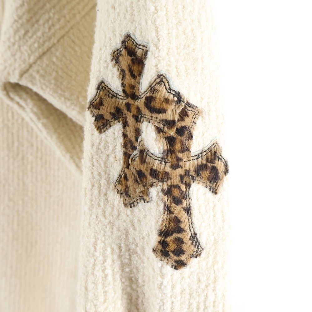 CHROME HEARTS (クロムハーツ) OVERCAST CREW ハラコクロスパッチ