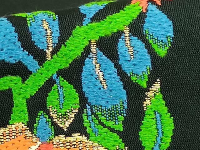 平和屋本店○極上 龍村美術織物 たつむら 太鼓柄 本袋帯 瑞典花苑文