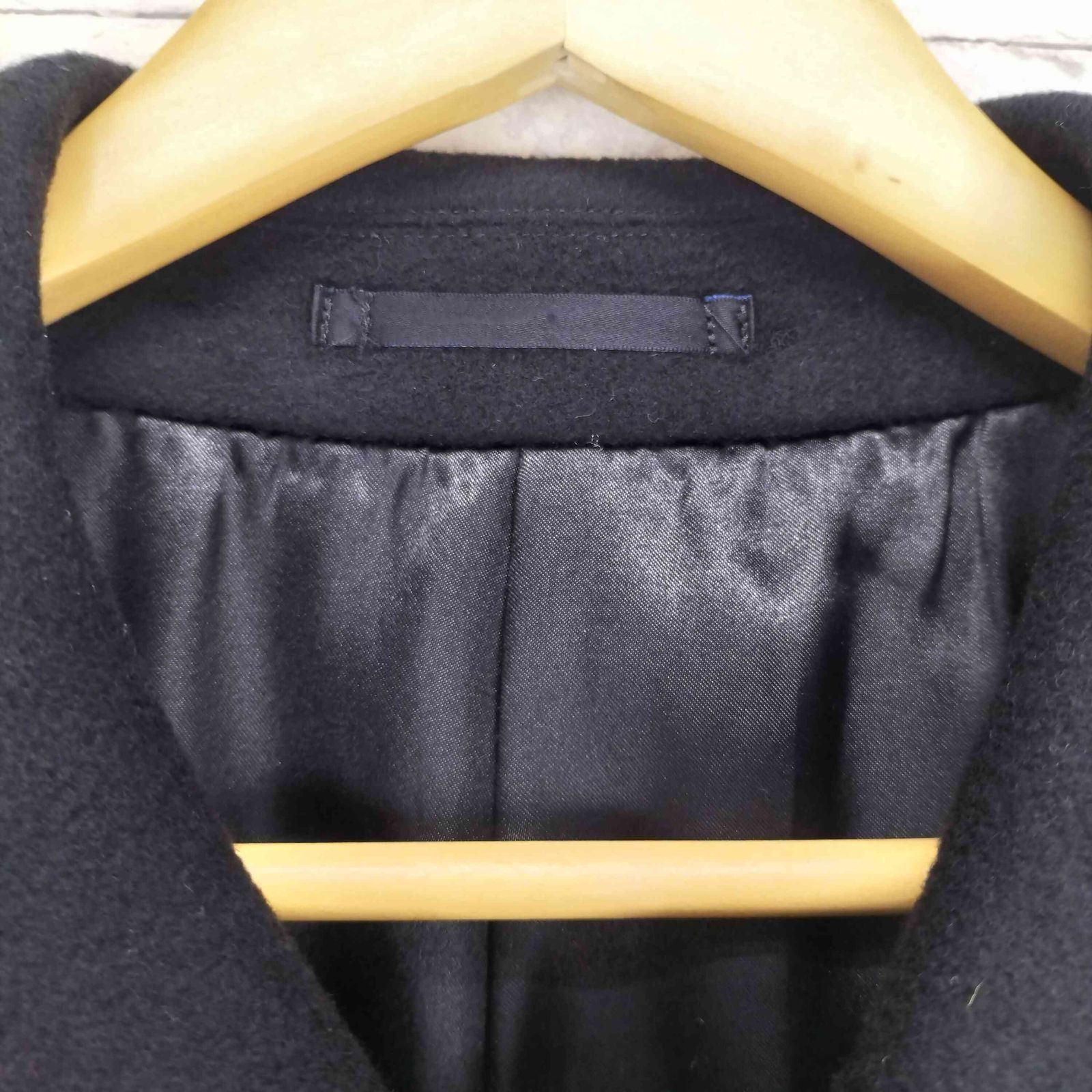 ユーズドフルギ USED古着 pure cashmere 比翼ステンカラーコート