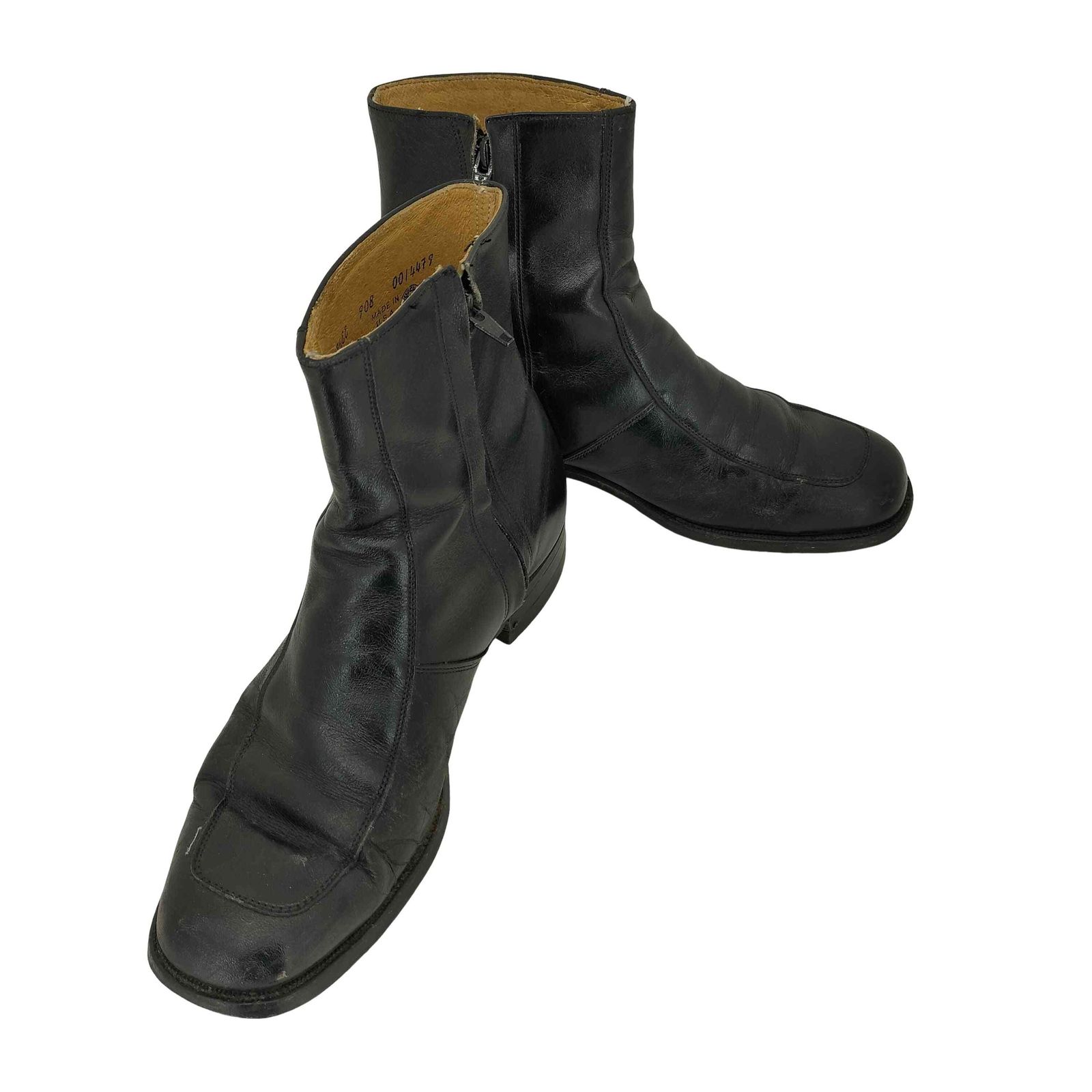 ユーズドフルギ USED古着 USA製 サイドジップレザーブーツ メンズ 8 1