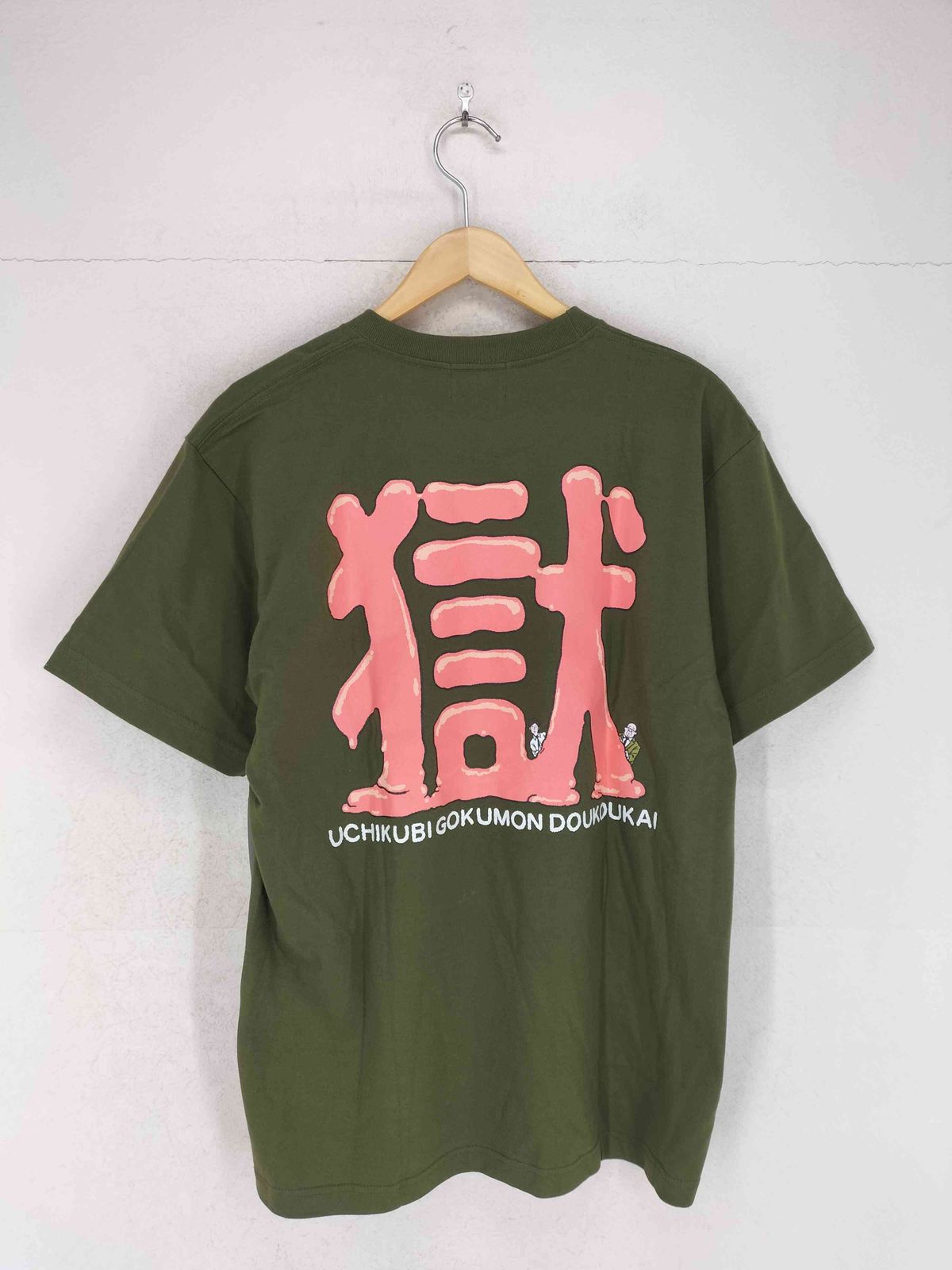 ユーズドフルギ USED古着 フロントプリントTシャツ メンズ JPN：L