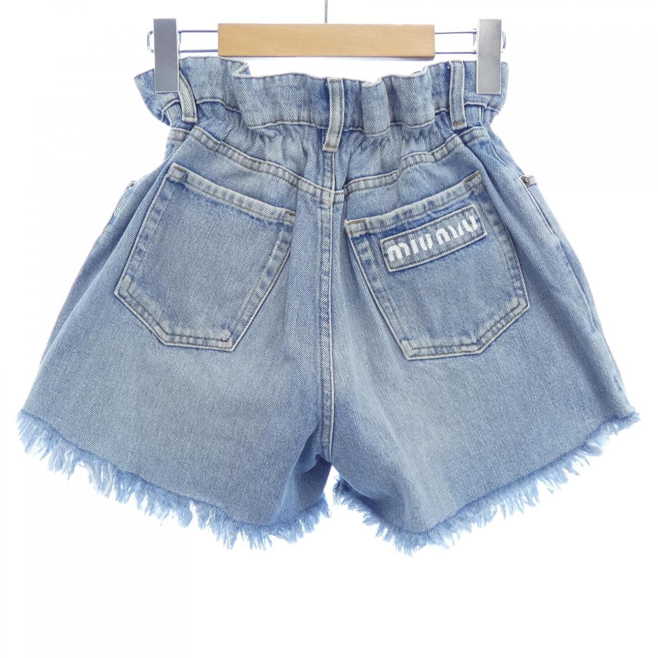 ミュウミュウ MIU MIU GWP300 1SXP ショートパンツ - メルカリ