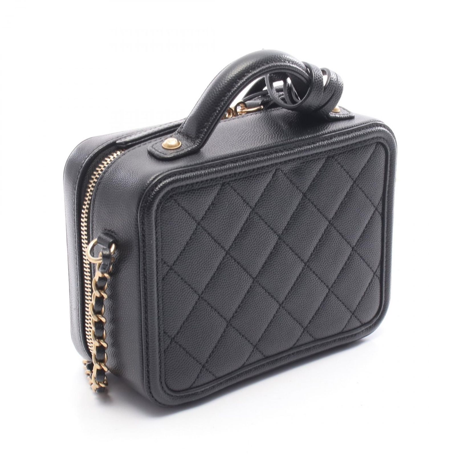 シャネル CHANEL ショルダーバッグ CCフィグリー スモール バニティ