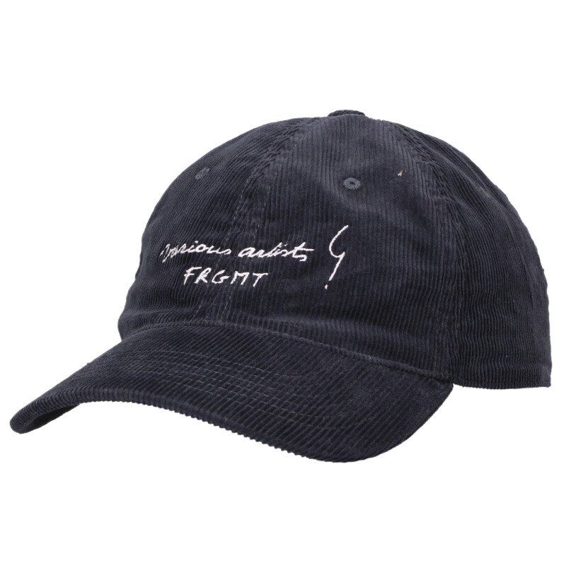 アニエスベー ×フラグメントデザイン fragment design CASQUETTE ロゴエンブロイダリーコーデュロイキャップ帽子 メンズ ...