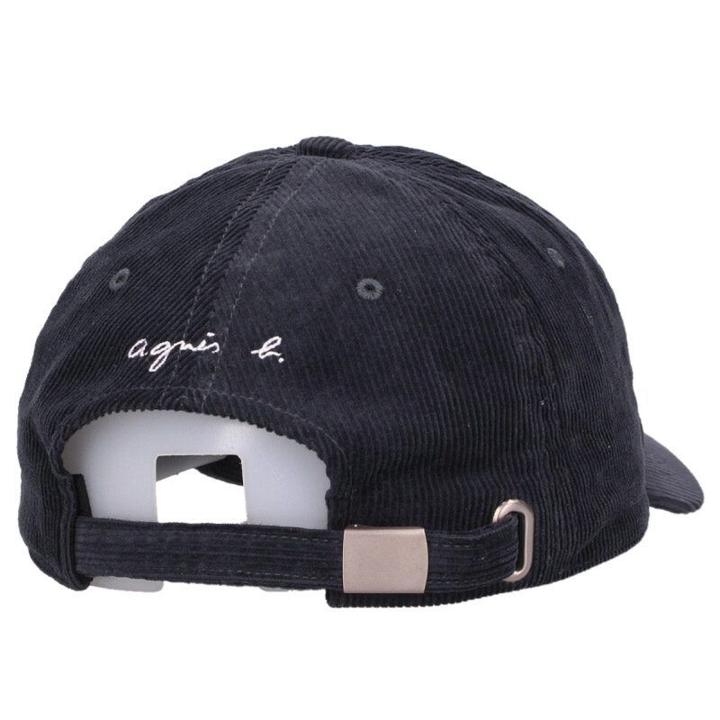 アニエスベー ×フラグメントデザイン fragment design CASQUETTE ロゴエンブロイダリーコーデュロイキャップ帽子 メンズ ...