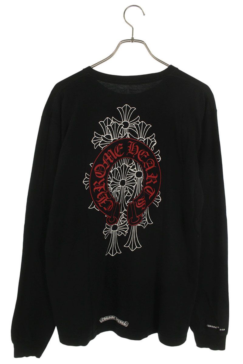 クロムハーツ CH L S 1 バックセメタリークロスプリント長袖カットソー