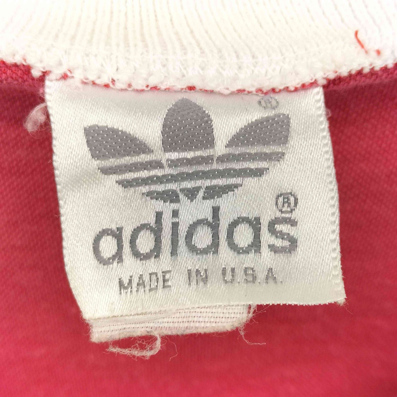 アディダス adidas 80S USA製 トレフォイルロゴ Hawaii Soccer Association ハワイ ナンバリング ...