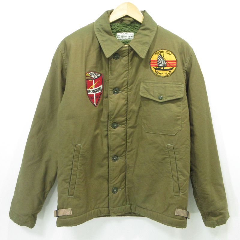 【三重本店】 中古 Buzz Rickson's | バズリクソンズ デッキジャケット A-2 DER-393 USS HAVERFIELD ...