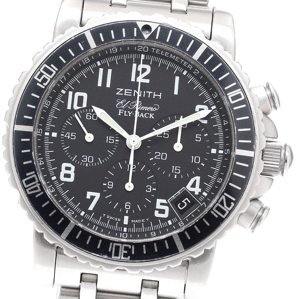 ゼニス ZENITH 01/02.0470.405 レインボー フライバック エルプリメロ 自動巻き メンズ 保証書付き_936335 - メルカリ