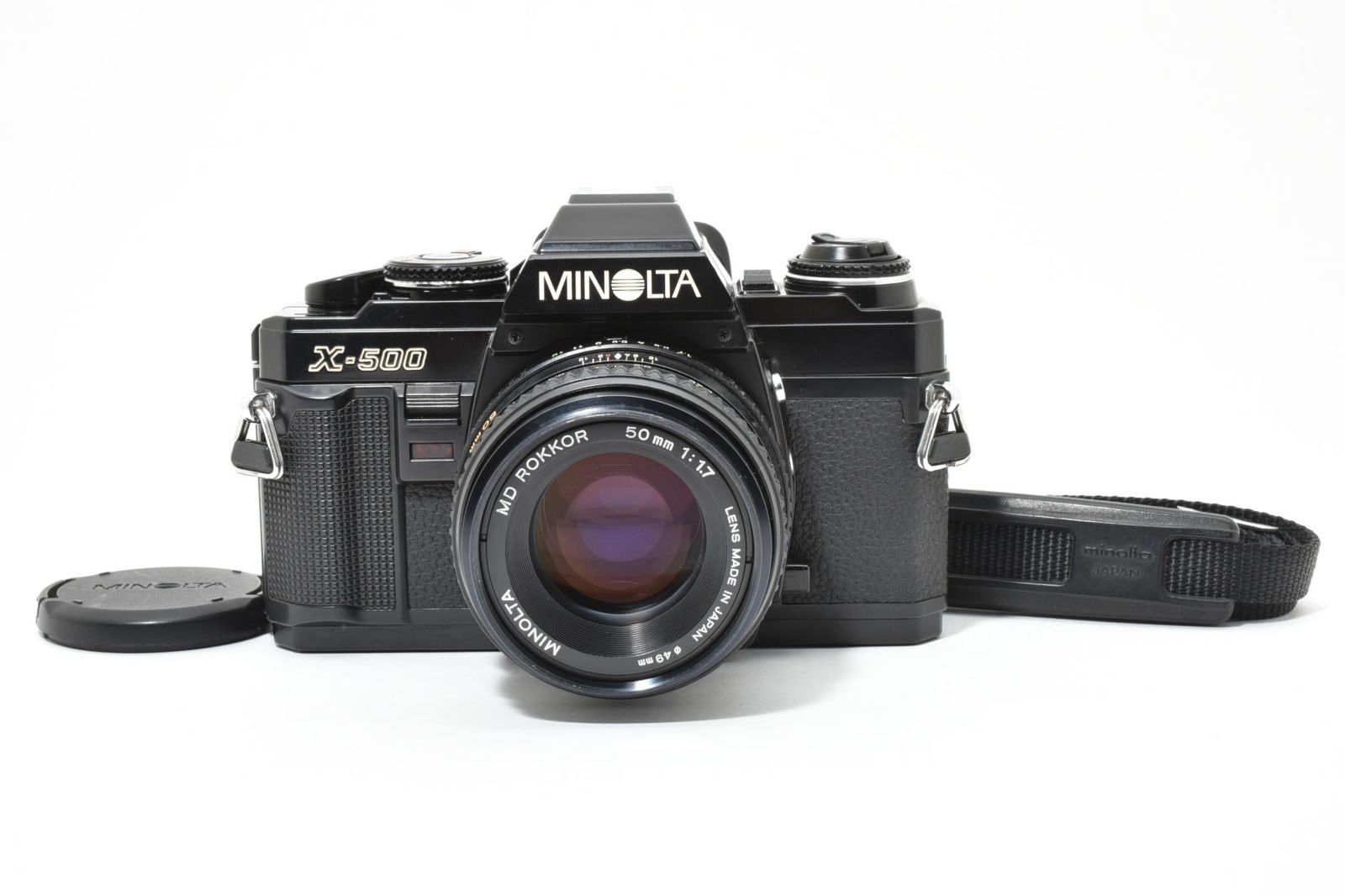 5938 【良品】 Minolta X500 Slr Film Camera Minolta Md Rokkor F1.7 50mm ...