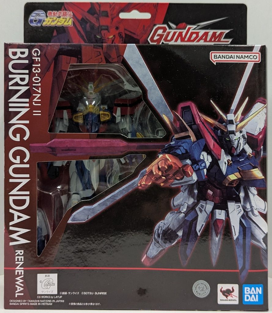 バンダイ GUNDAM UNIVERSE GF13-017NJII BURNING GUNDAM RENEWAL - メルカリ