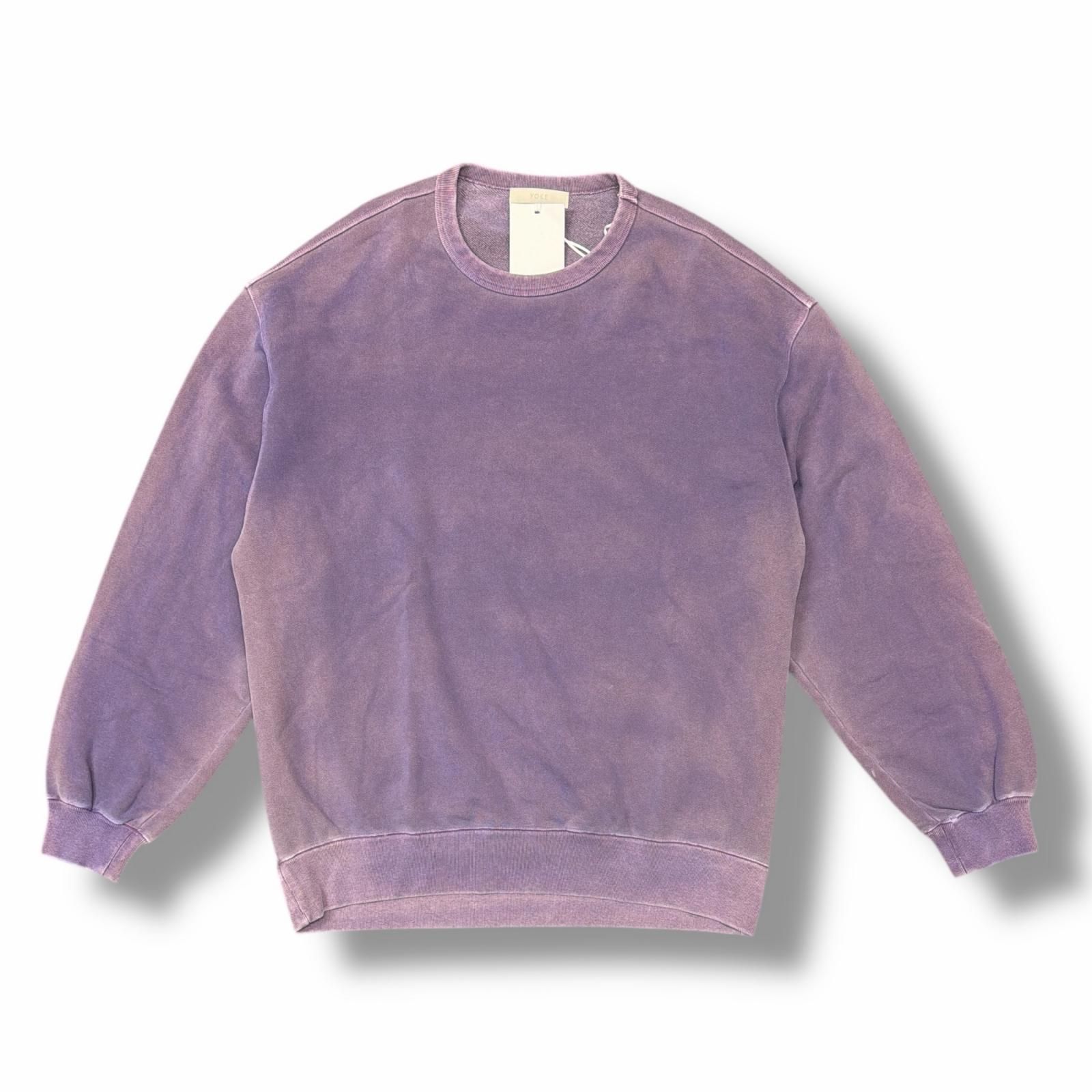 参考上代39600円 未使用 YOKE 25SS GARMENTDYE YOKE SWEAT SHIRT ガーメントヨークダイスウェット ...