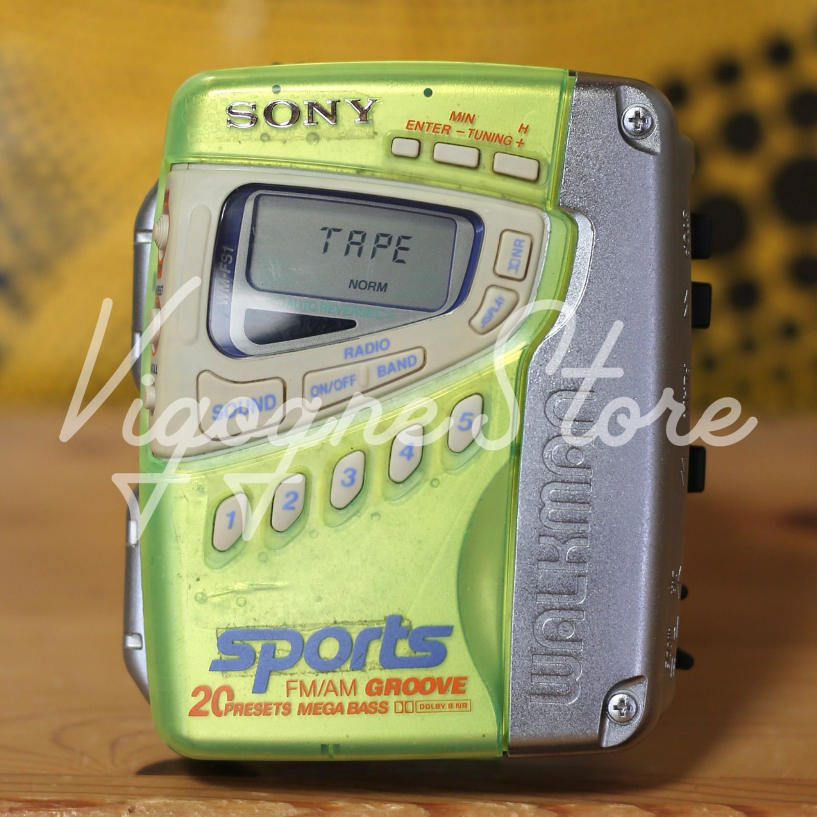 SONY SPORTS WALKMAN WM-FS1 MEGABASS搭載 防滴仕様 ウォークマン ソニー スポーツシリーズ 90年代 ...