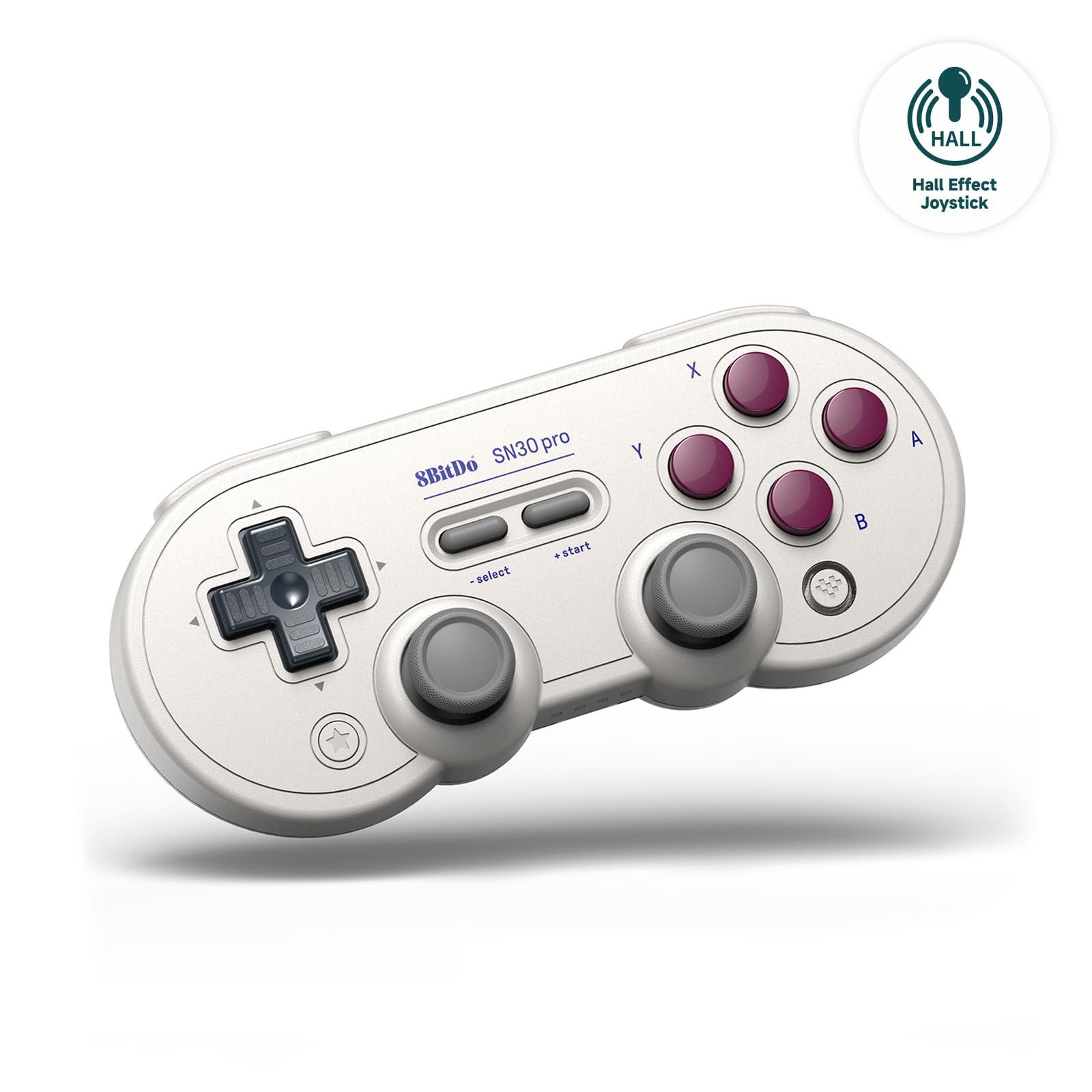 8BitDo SN30 Pro Bluetoothコントローラー、ホールエフェクトジョイスティックアップデート、Switch/Switch 2 ...