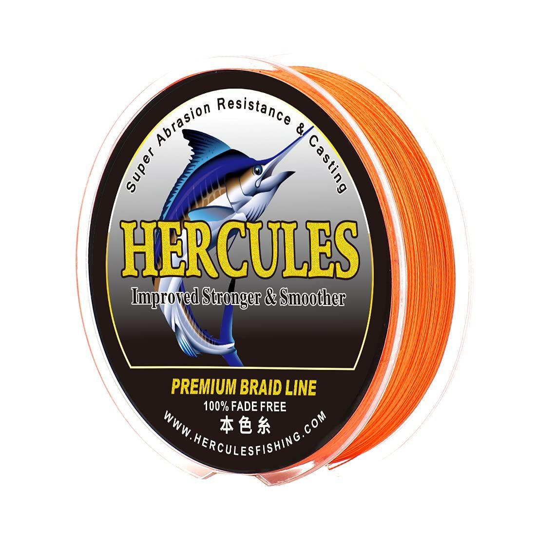 ヘラクレス(HERCULES) PEライン『色落ちしない』釣り糸 4本編み 釣りライン 柔らかい PE 0.2号 0.4号 0.8号 1号 1 ...