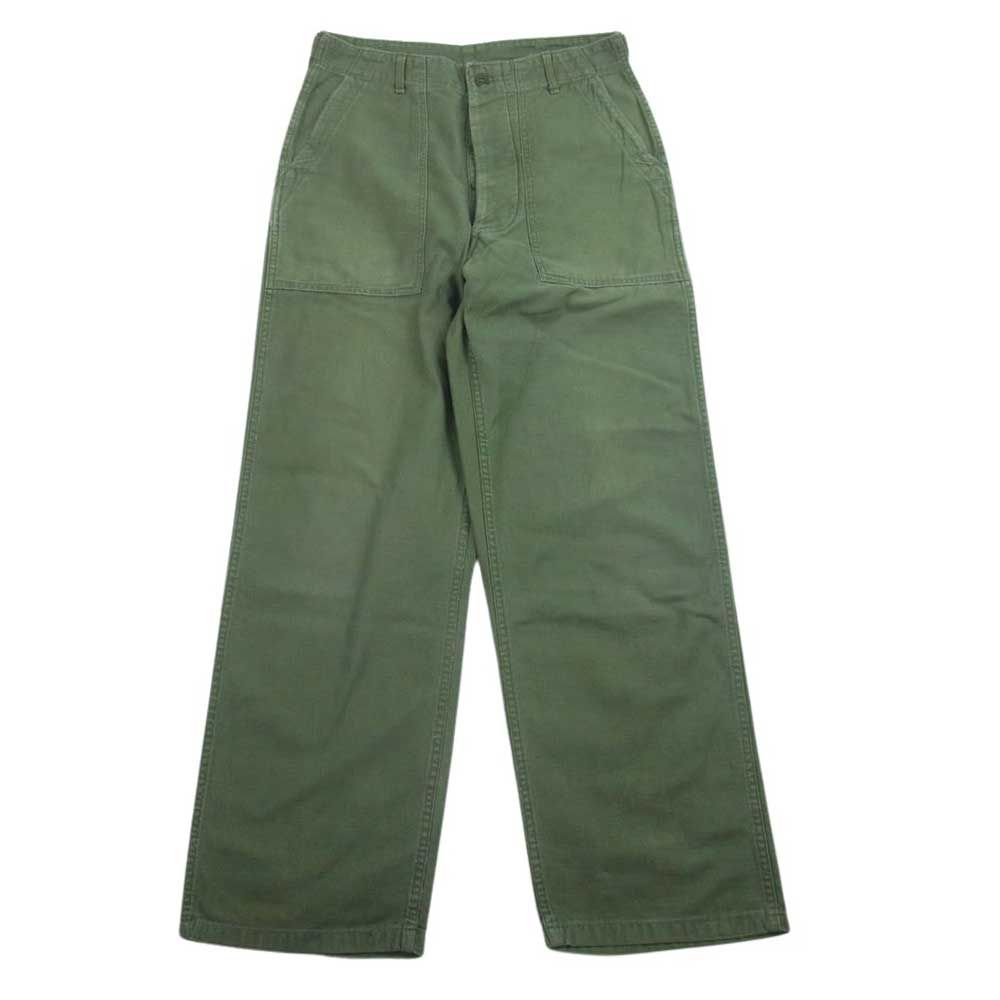アメリカ軍 US.ARMY 8405-082-6610 60s trousers Baker pants コットン サテン トラウザーズ ...