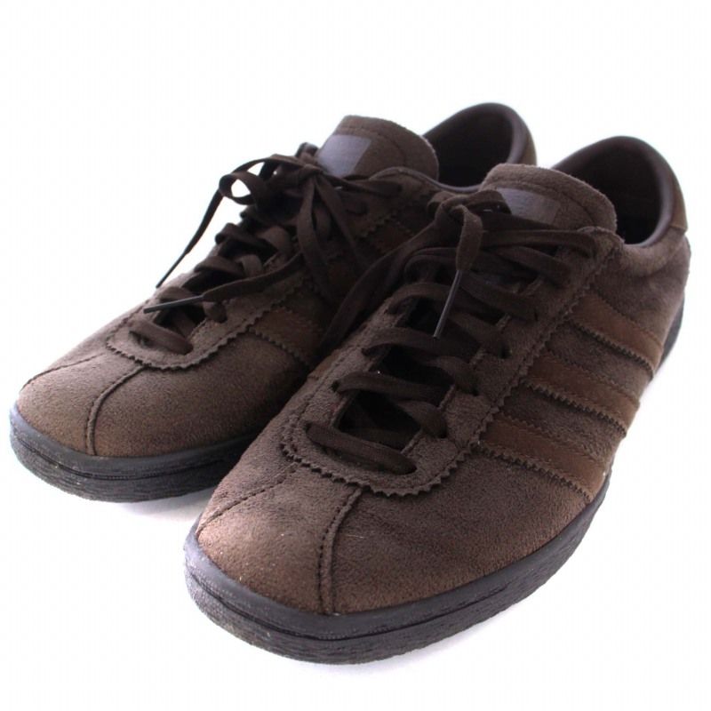アディダス adidas タバコ グルーエン TOBACCO GRUEN スニーカー シューズ スエード US7 25㎝ 茶 ブラウン ...