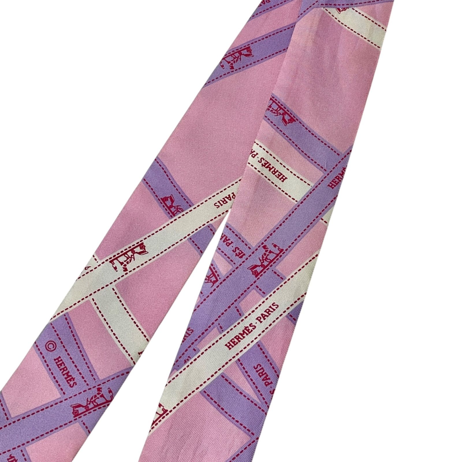 HERMES Twilly BOLDUC エルメス ツイリー シルク100％ スカーフ AC0048 - メルカリ