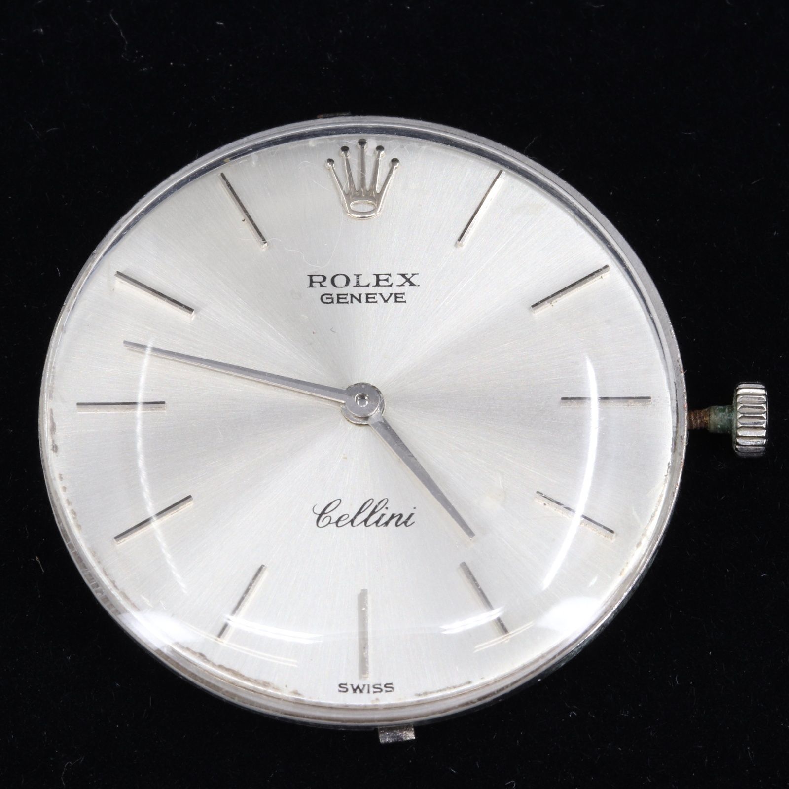 IT4YFYSGAJIU 即決 本物 ROLEX ロレックス Cellini チェリーニ 3747 シルバー文字盤 ラウンド 2針 cal ...
