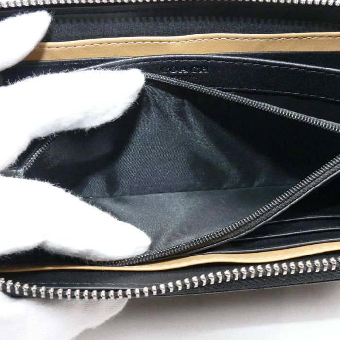 COACH コーチ アコーディオンジップ 長財布 ラウンドファスナー COACH コーチ アコーディオンジップ 長財布 ラウンドファスナー