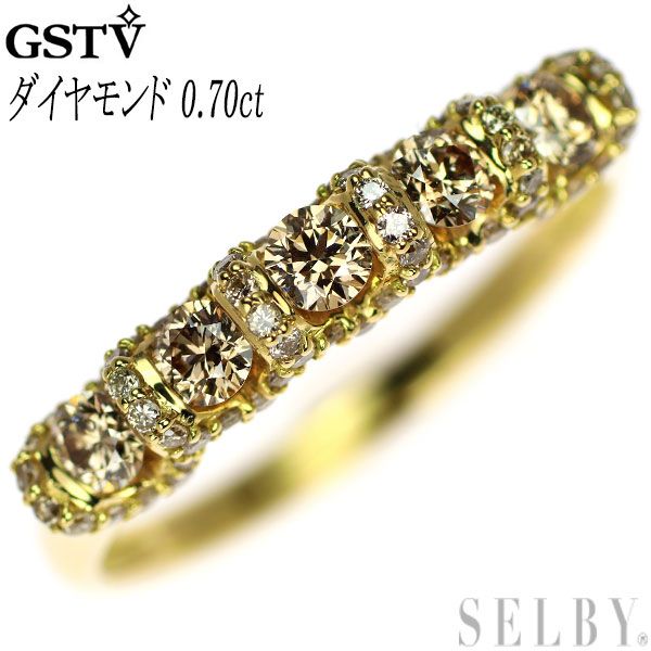 GSTV K18YG ダイヤモンド リング 0.70ct - メルカリ