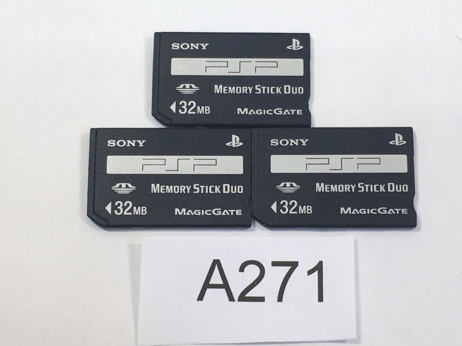 SONY PSP Memory Stick Duo 32MB 3個セット 【A271】 - メルカリ