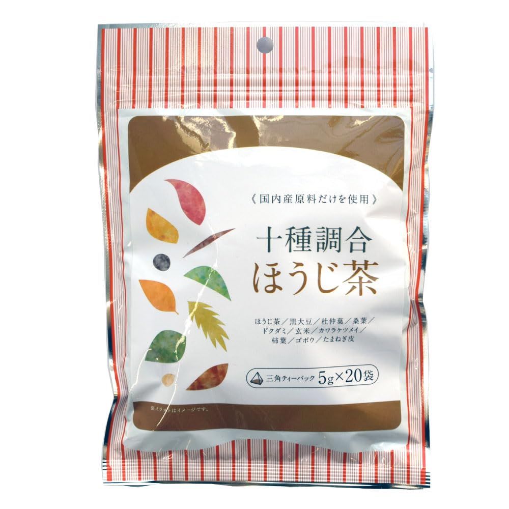 十種調合 ほうじ茶 三角ティーパック 100g(5g×20袋)×3袋セット [十種調合ほうじ茶] - メルカリ