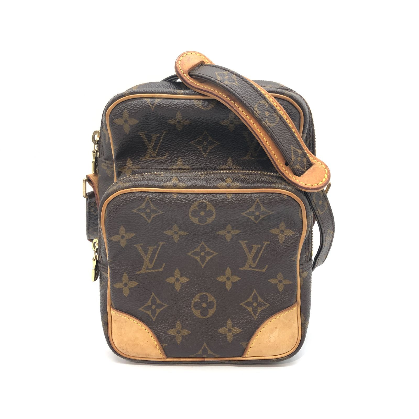 LOUIS VUITTON ルイヴィトン モノグラム アマゾン M45236 ショルダーバッグ ブラウン 中古 005144 - メルカリ
