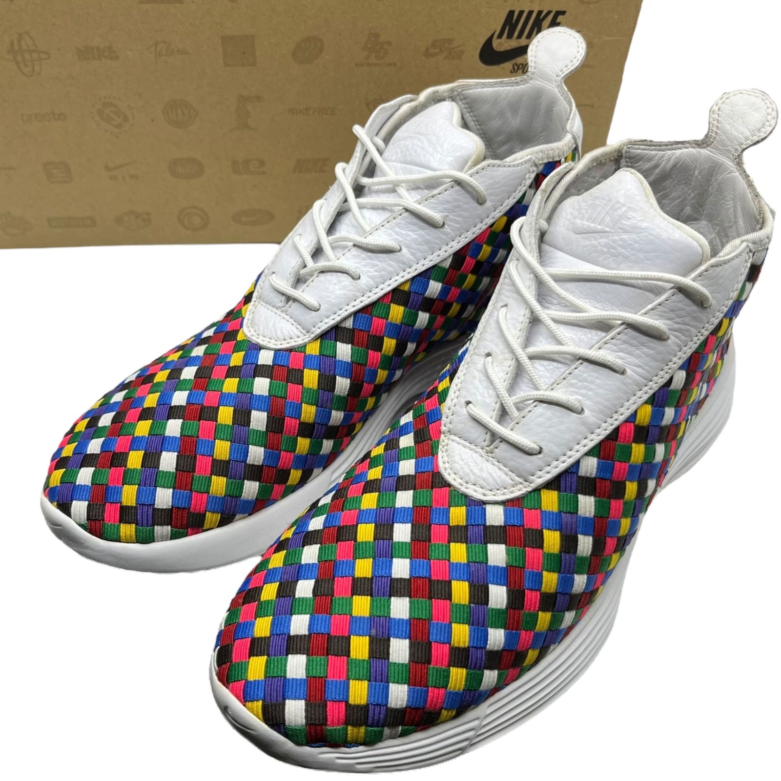NIKE(ナイキ) LUNAR CHUKKA WOVEN+ ルナ チャッカ ウーブン 398475-100 27cm マルチカラー×ホワイト ...