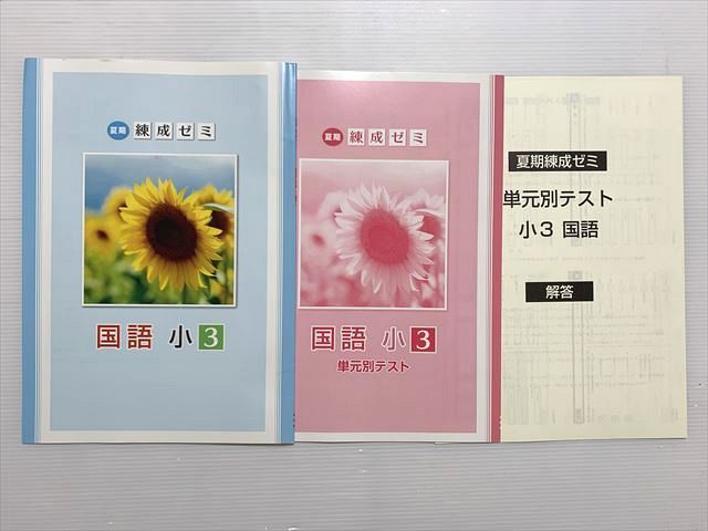 XM33-036 塾専用 国語 小3 夏期 練成ゼミ 未使用品 ☆ 05s2B - メルカリ