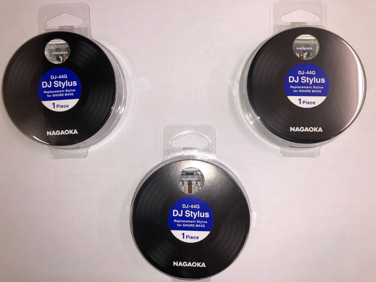 ★新品・3個セット・送料無料★ レコード交換針 ナガオカDJ-44G (M-44G M44-7対応) 交換針 NAGAOKA DJ-44G shure M-44G M44-7対応 ナガオカ ...