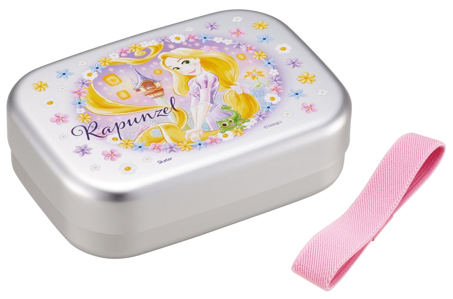 アルミ 弁当箱 中子 付 子供 370ml ランチベルト 付き 保温庫 対応 skater ALB5NV スケーター 塔の上の ラプンツェル 25年 ディズニー 女の子 女性スケーター ...