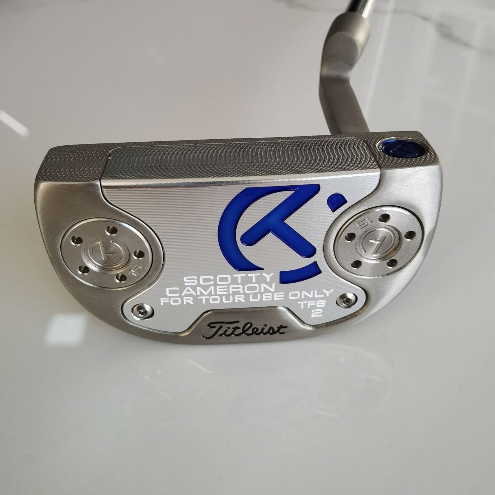 34インチ タイトリスト 美品 スコッティ キャメロン ゴルフパター ゴルフクラブ TFB-2 FOR TOUR USE ONLY 青サークル ...
