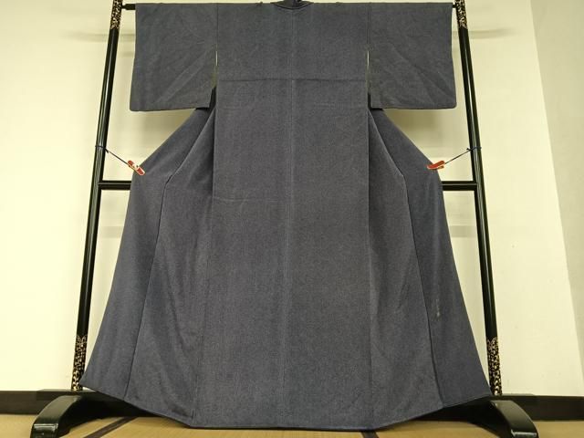 平和屋着物○訪問着 江戸小紋 枝葉地紋 鮫小紋柄 暈し染め