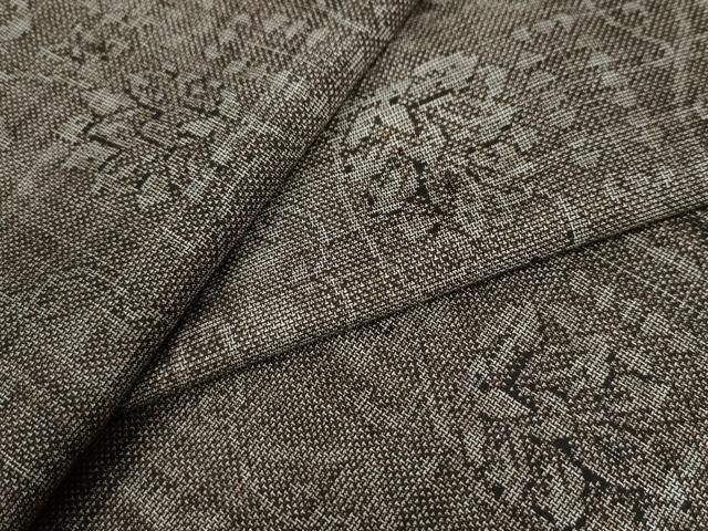 平和屋着物●本場大島紬　カタス7マルキ　藤花房　正絹　逸品　AAAZ3223np 平和屋着物○本場大島紬 カタス7マルキ 藤花房 正絹 逸品 AAAZ3223np